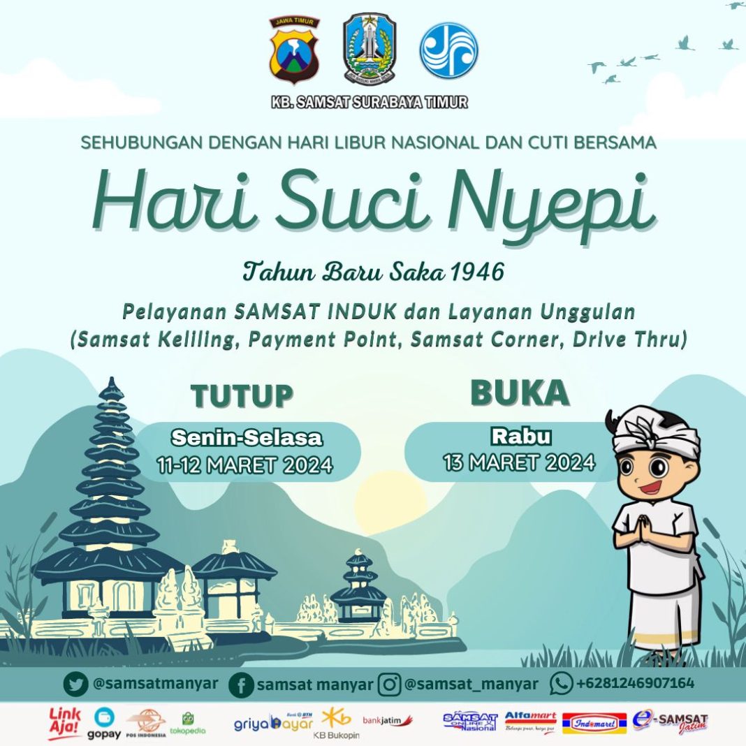 Pengumuman Hari Libur Nasional dan Cuti Bersama : Hari Suci Nyepi Tahun ...